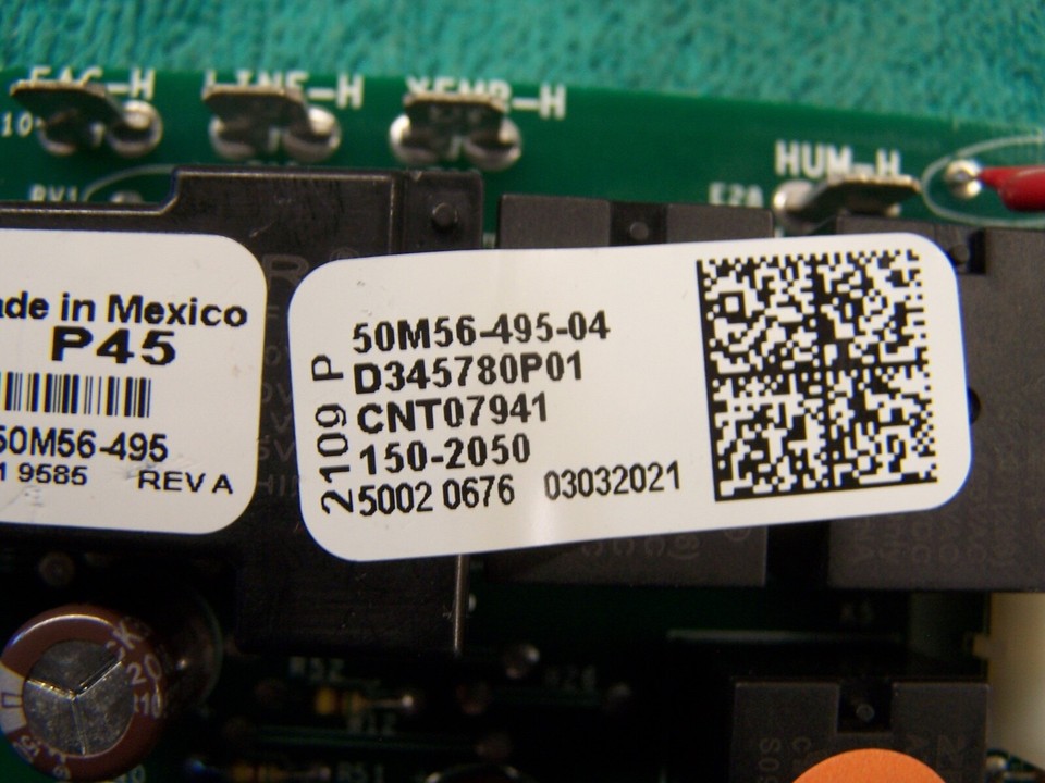 New Trane D345780P01 OEM furnace circuit control board 50M56-495-04 ...