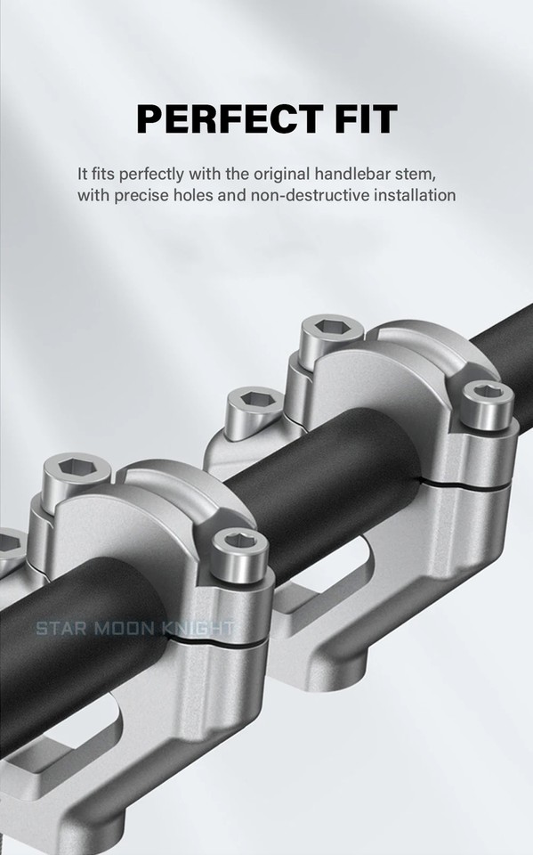 Handlebar Riser Clamp Mount Fit For Tiger 900 850 800 Explorer 1200 ...