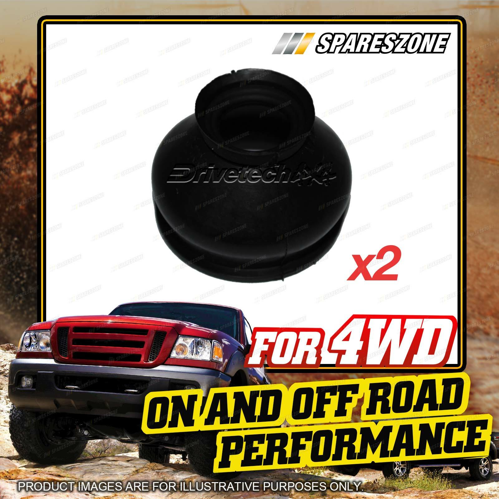 2 x Tie Rod End Boot for TOYOTA Landcruiser HZJ79 1/99-3/2007 High ...