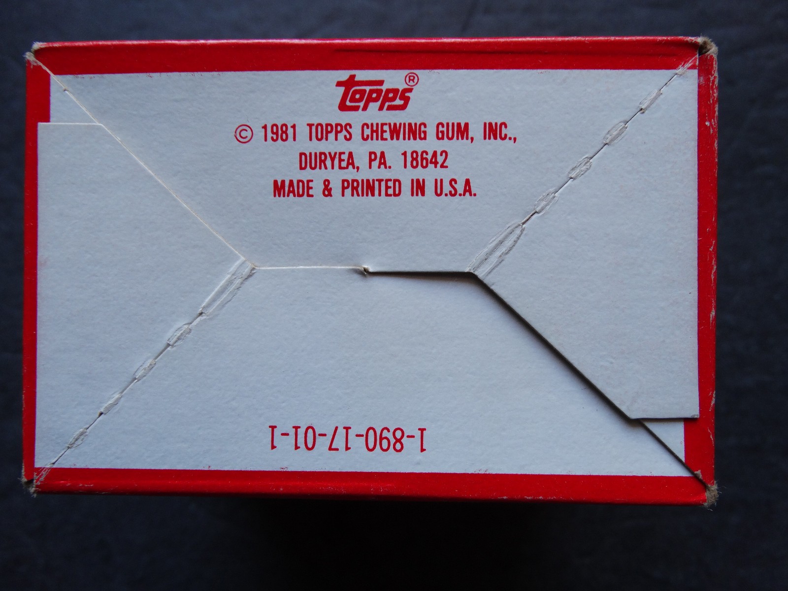 Empty 1981 Topps Traded Baseball Box | eBay