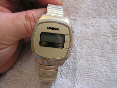 Vintage Sundial Digital Watch | eBay