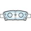 Fits Proton Inspira 1.8 (Manual) 2.0 11 on Rear Disc Brake Pads BENDIX ...