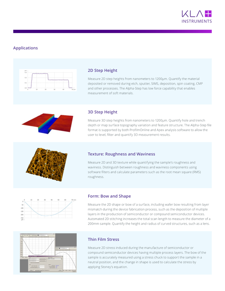 KLA Instruments Alpha-Step D-600 Stylus Profiler | eBay