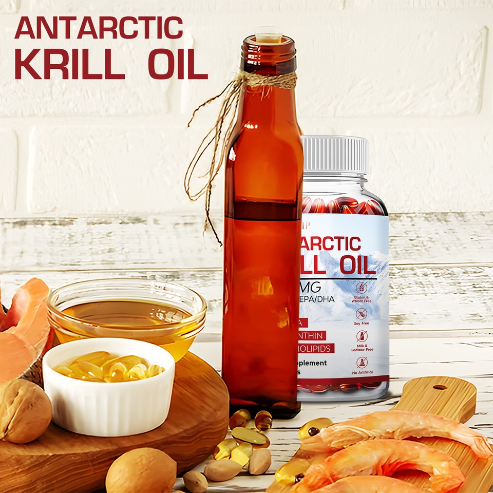 Antarctic Krill Oil - Brain, Skin, Eyes, Joints & Heart Health, Immune Support | eBay
