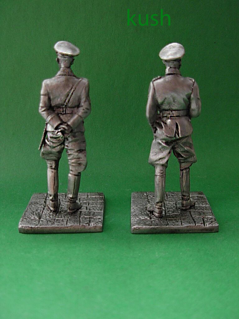TIN 54mm WW2 German SS General and German SS Officer scale1/32 | eBay
