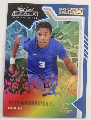 2021 Ty Ty Washington Jr. Wild Card Alumination Smashing Chase 1/2 | eBay