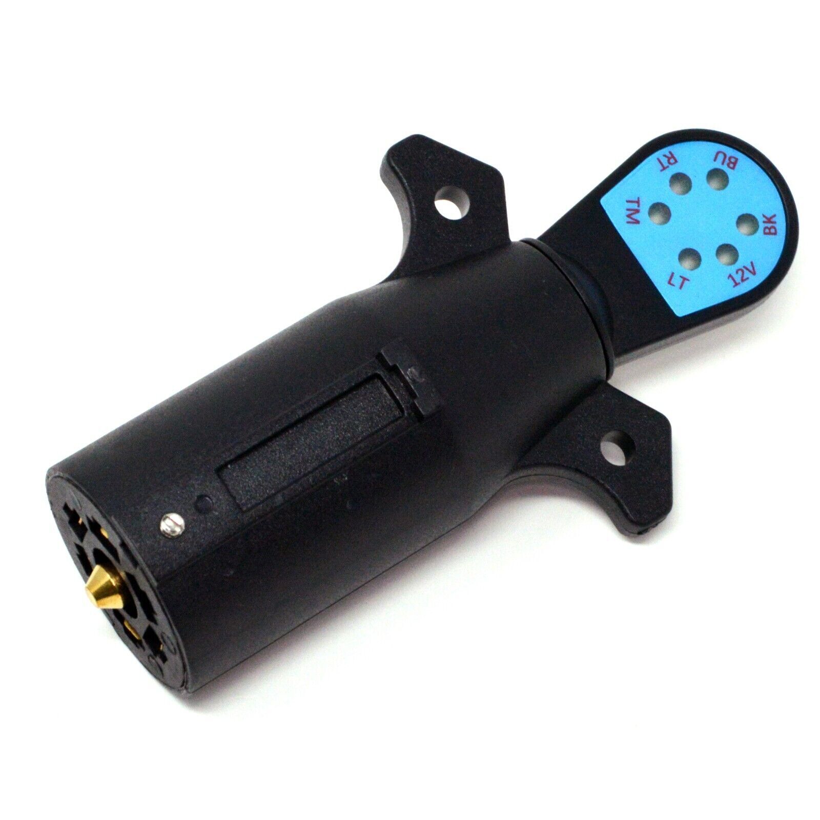 7 Way Blade Trailer Connector Tester w/ LED 4Pin Plug Indicators STOCK ...