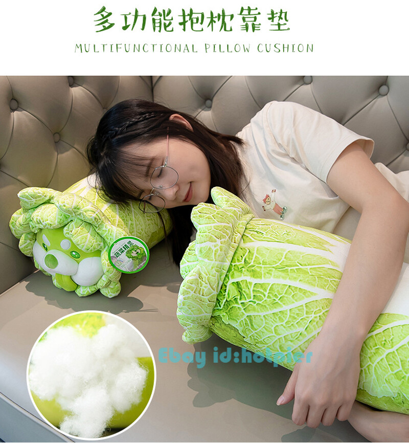 Vegetable Elf Cabbage Dog Pillow Bedroom Sofa Decoration Plush Toy Hold ...