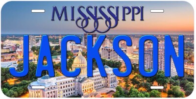 Jackson Mississippi Novelty Car License Plate | eBay