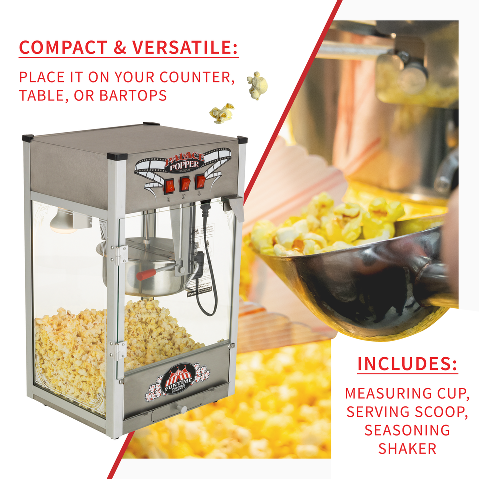 FunTime FT824PP Palace Popper 8 Oz Bar Style Popcorn Popper Machine | eBay