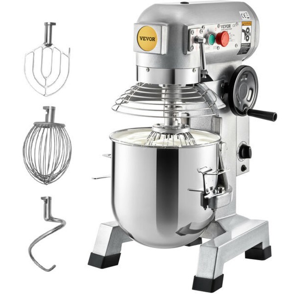 Vevor B20-BT Commercial Electric Food Mixer Stand Mixer 20Qt Dough ...