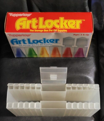 Brand New Tupperware Tuppertoys Art Locker Storage Box for Art Supplies ...