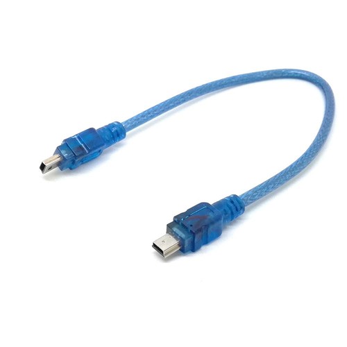 10pcs Mini Usb 2.0 male To male Type B Adapter Cable adaptor For Car ...