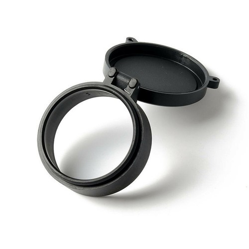 2x For Caliber Flip Up Scope Covers Rifle Scope Protect Objective Cap ...