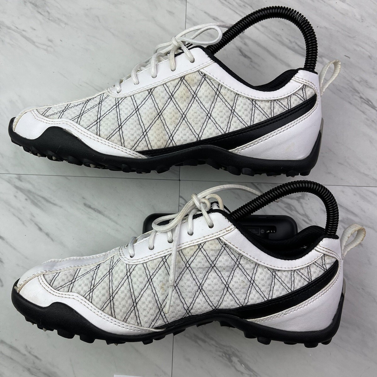 Footjoy Superlites Womens Golf Shoe Black White Store ...