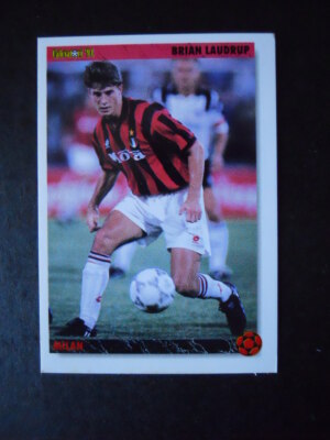 FIGURINA CARD CALCIATORI CALCIO 1994 AIC JOKER MILAN #180 BRIAN LAUDRUP ...