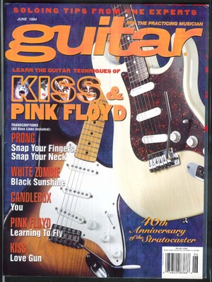 GUITAR Kiss Pink Floyd J Yuenger Adrian Belew 6 1994 | eBay
