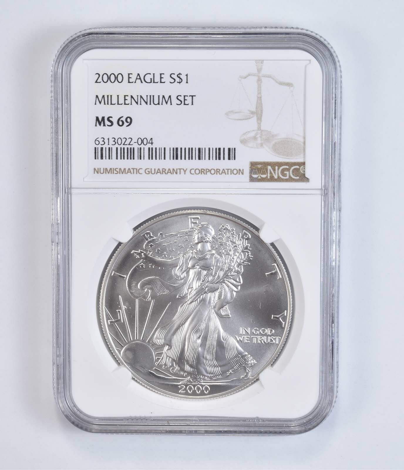 2000 Millennium Set MS69 American Silver Eagle NGC Brown Label | eBay