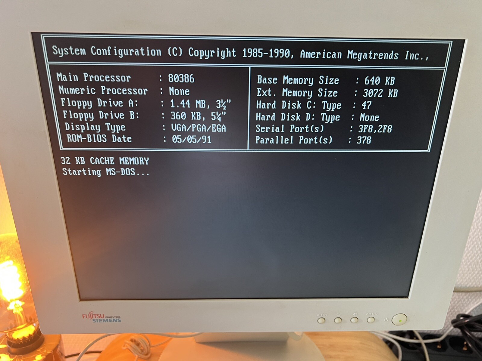 RETRO AMD ESCOM 386 DX/SX Floppy 5.25 3.5 HDD 500MB CDROM Sound & ports ...
