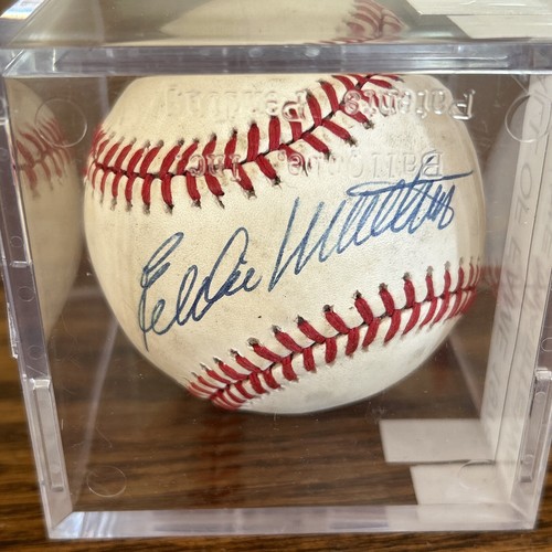 Eddie Mathews Autographed Baseball Authentic MLB Baseball HOF 1978 | eBay