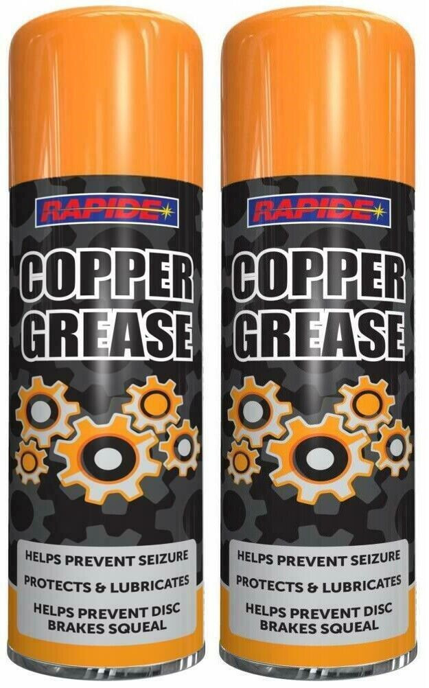 2 x Copper Grease Spray Can Anti Seize High Temperature Car Brakes ...