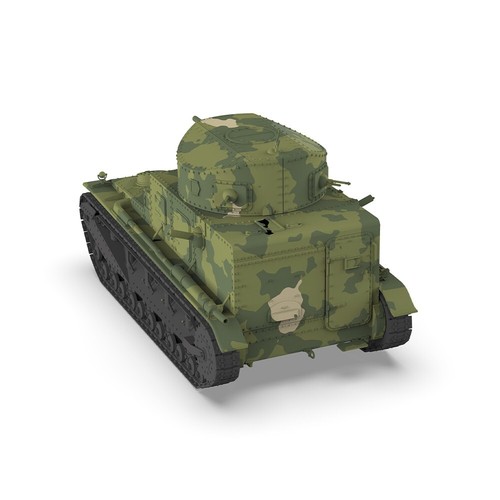 SSMODEL V1.7 1/72 Military Model Kit British Vickers Mk I Medium Tank ...
