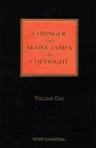 Copinger and Skone James on Copyright 9780414043312 | eBay