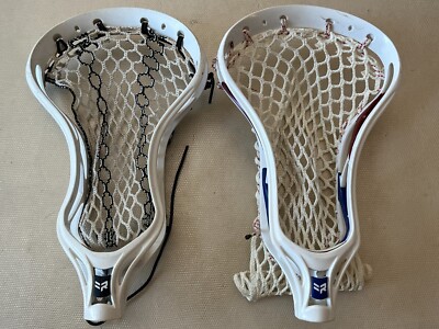 Pair of USED Warrior RABIL Strung Lacrosse Heads USED HEADS ONLY - NO ...