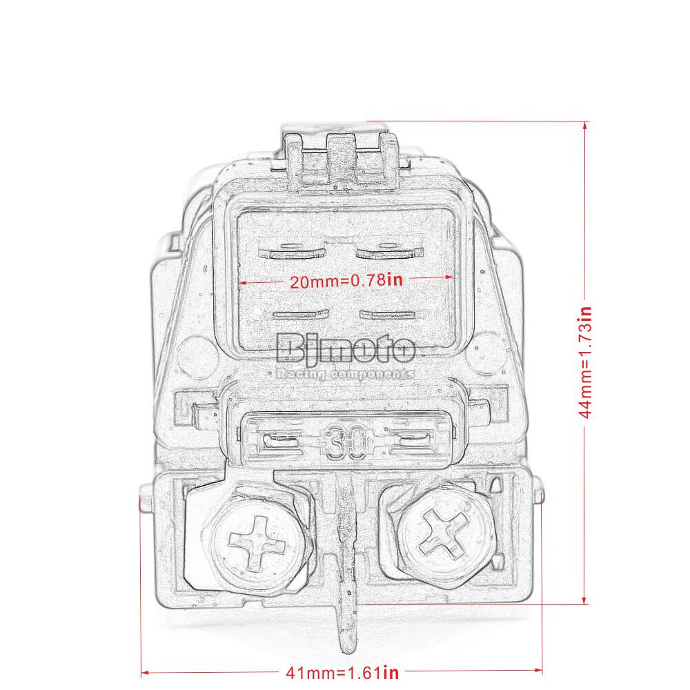 Starter Relay Solenoid For Kawasaki KSF400 KFX400 2003-2007 27010-S024 ...