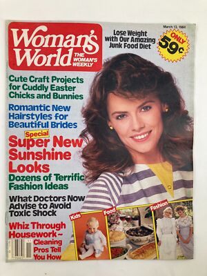 Woman's World Magazine March 13 1984 Super New Sunshine Looks No Label ...
