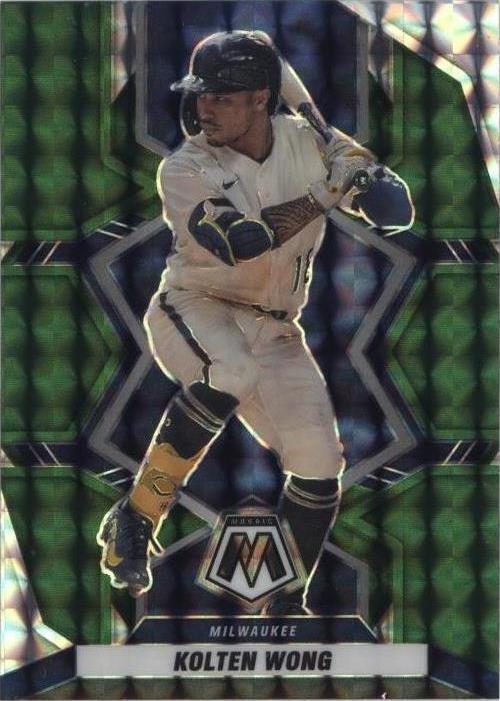 2022 Panini Mosaic - Kolten Wong #150 Green Mosaic Prizm for sale ...