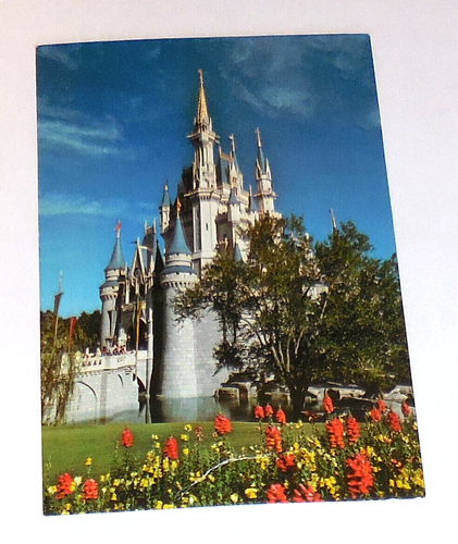 1 Walt Disney world Cinderella Castle Postcard Fantasyland Orlando ...
