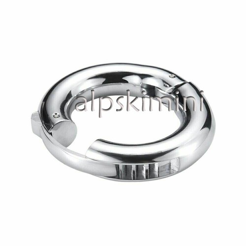 Adjustable Steel Scrotum Fetter Delay Male Ball Stretcher Lock Chastity ...