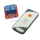 12V 2 Channel IR LED Relay Driver Module Infrared Remote Control ...