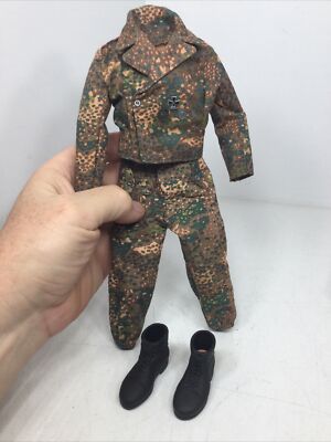 1/6 DRAGON GERMAN WW2 SS PANZER CREW CAMOUFLAGE PEA DOT TANK CREW ...