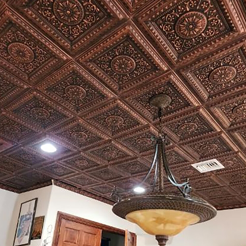 Styrofoam Fake Tin Ceiling Panels | Shelly Lighting
