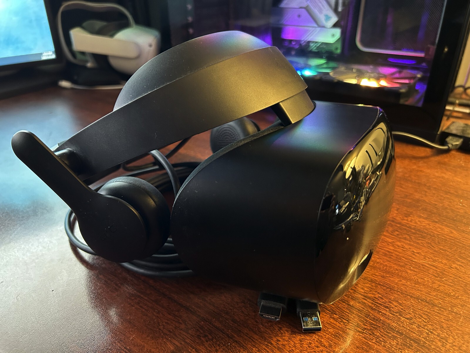 samsung odyssey plus HMD VR headset - like new black 90Hz 110 degrees ...