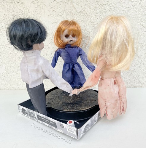 Halloween Motion Sensor Trio Of Creepy Singing Dolls- NEW- XTRM RARE ...