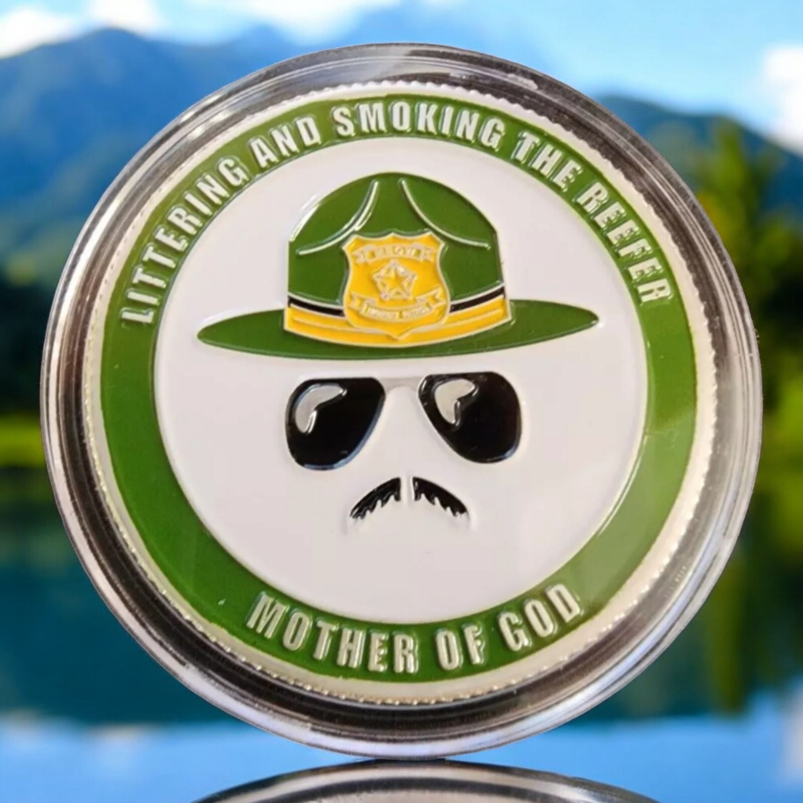 Super Troopers Enameled Colorized 1 oz .999 Silver Round Medal Farva ...