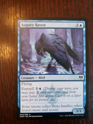 MTG Augury Raven Kaldheim 044/285 Regular Common | eBay