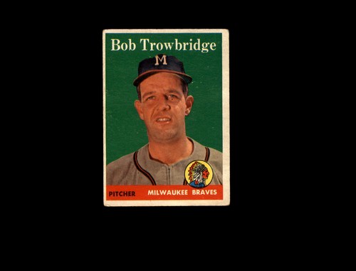 1958 Topps 252 Bob Trowbridge RC VG #D1,038521 | eBay