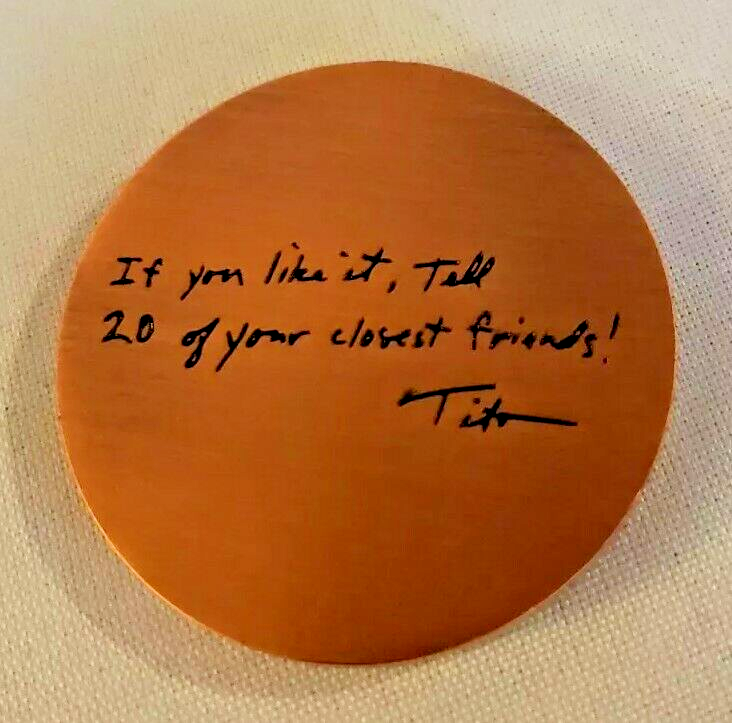 Tito's Vodka Copper Magnet Golf Ball Marker Coin Medallion sports man ...