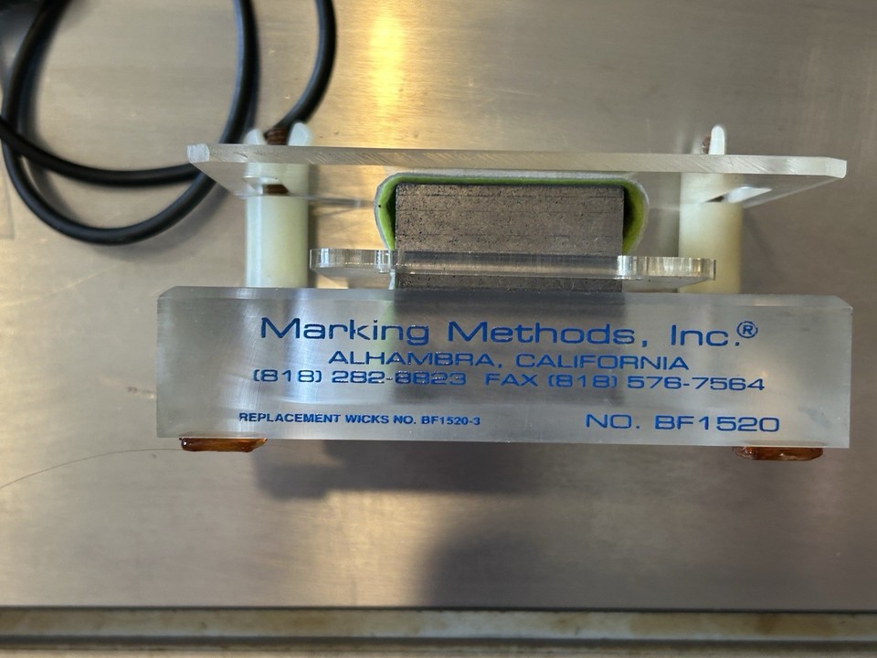 Marking Methods Inc Mark 300 Electro Chemical Marking Etching w ...