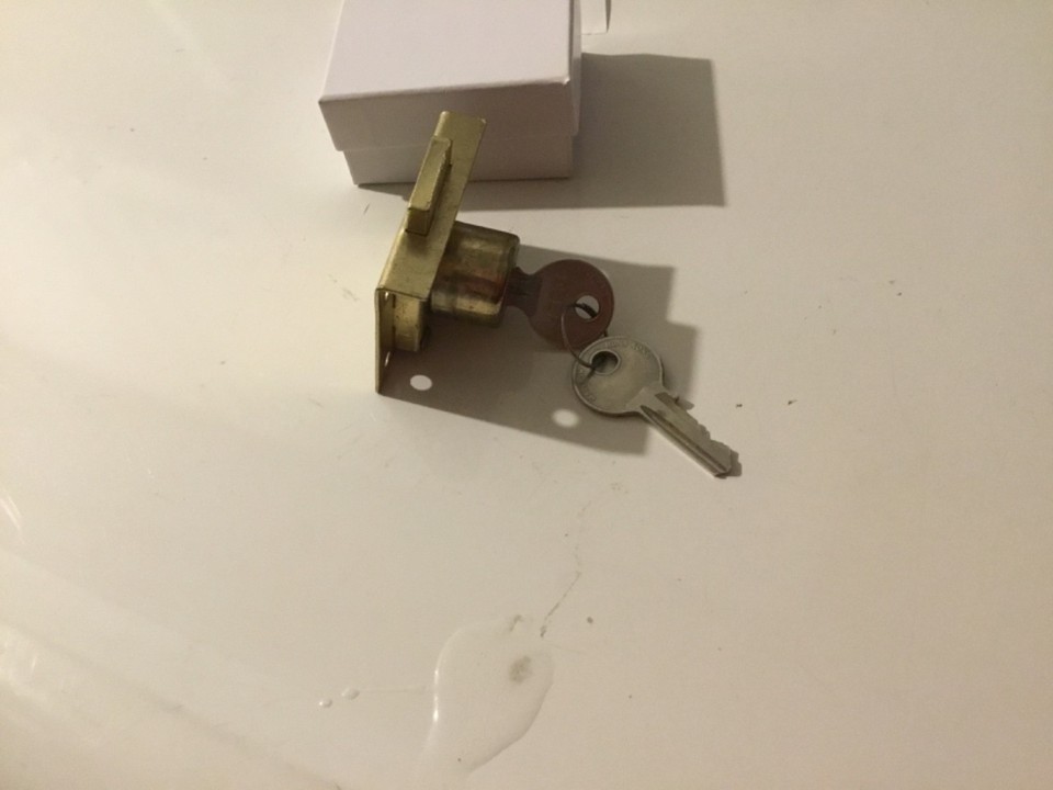 MILLS Style Slot Machine Reproduction LOCK for Back Door or cash box W ...