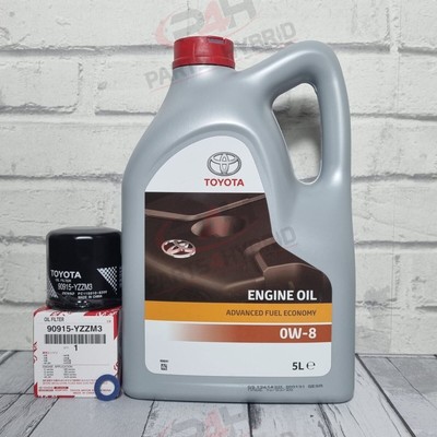 Genuine Toyota Yaris Intermediate Service Kit With 5L 0W8 Oil Filter ...