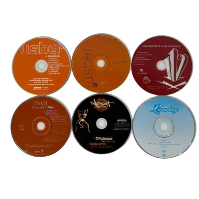 RnB CD Singles Lot of 6 Usher 112 INOJ Next Mariah Carey DISC ONLY | eBay