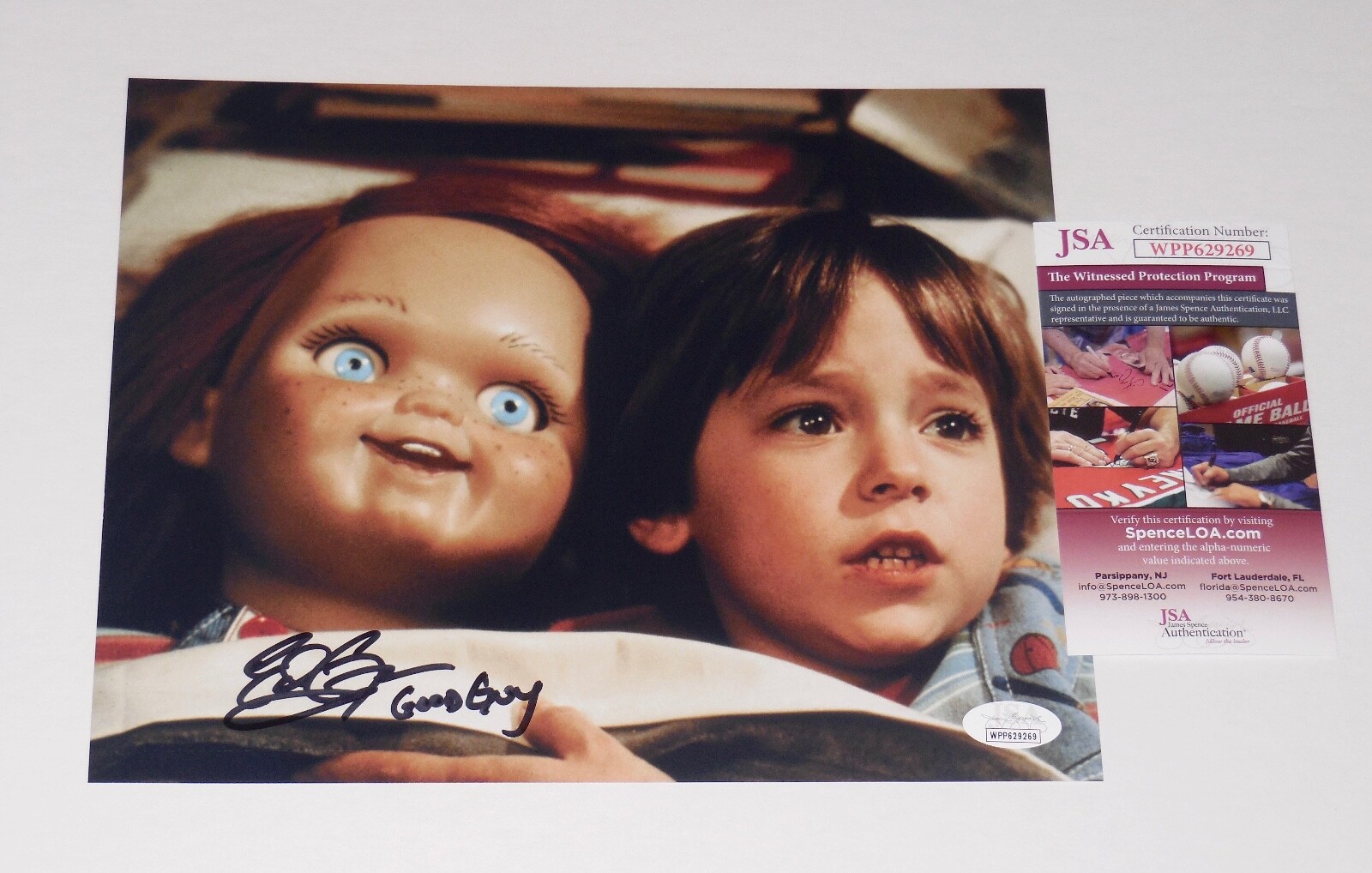 EDAN GROSS AUTOGRAPHED 8X10 COLOR PHOTO (CHILD'S PLAY) - JSA COA! | eBay