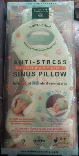 Earth Therapeutics Anti-Stress Microwaveable Sinus Pillow - Warm Or ...