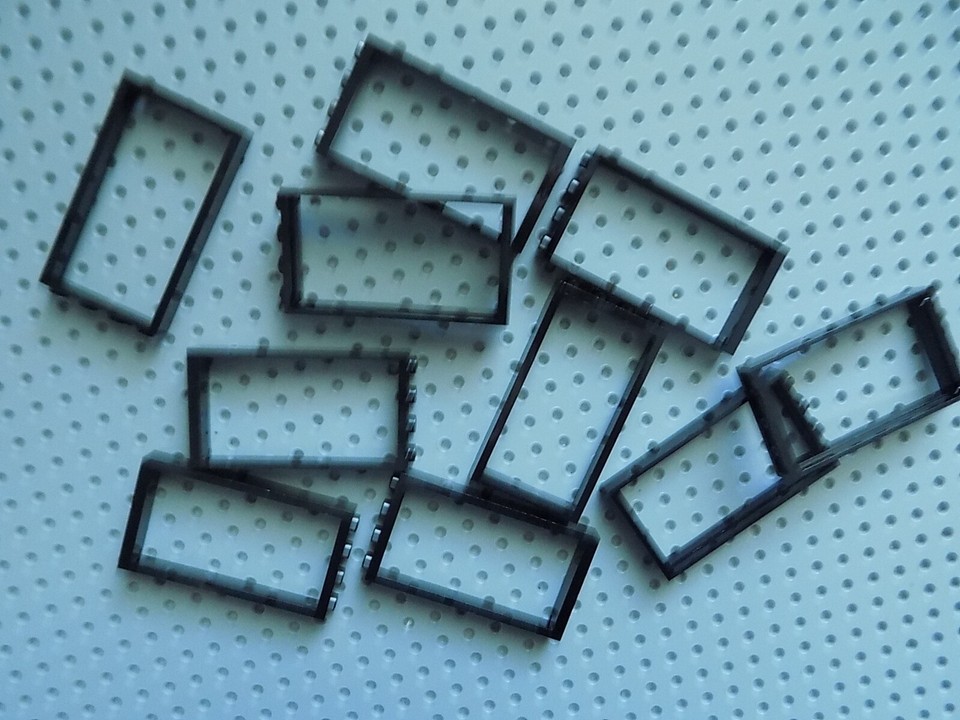 LEGO - 1x4x6 Black Frame for Window lot of 10 | eBay