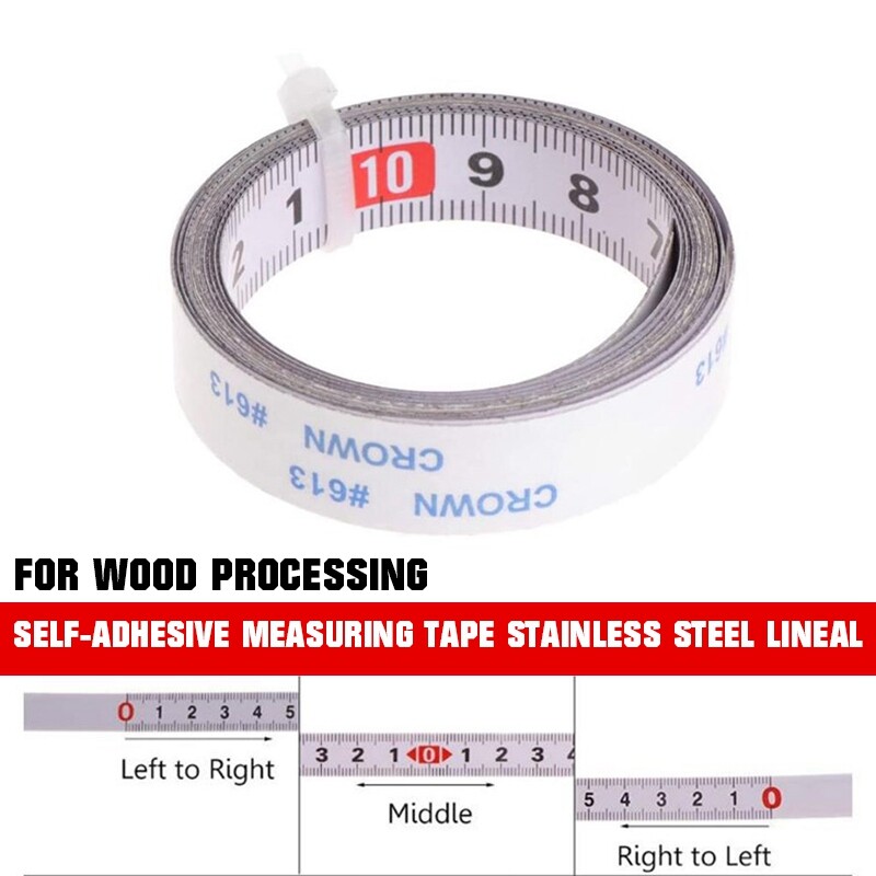 Self Adhesive Miter Saw Scale Ruler Tape Measures Metric Rulers Track ...